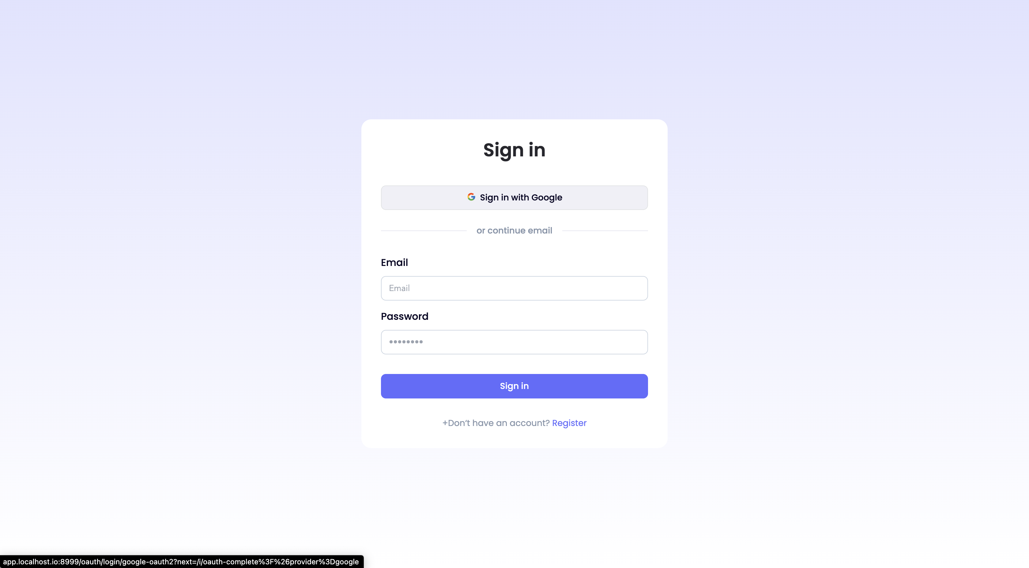Login - Know Your Group